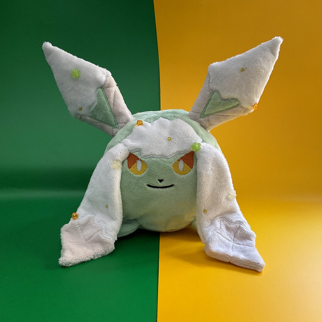 Pokemon Plushie Matcha Ice Cream Glaceon Custom Pokemon Eeveelution ...