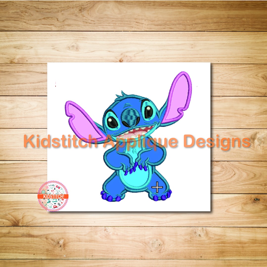 Stitch Digital Machine Embroidery Applique Design, Lilo Stitch Applique ...