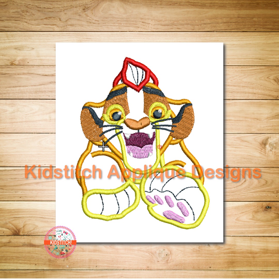 Lion Guard Kion Digital Machine Embroidery Applique Design, Kion ...