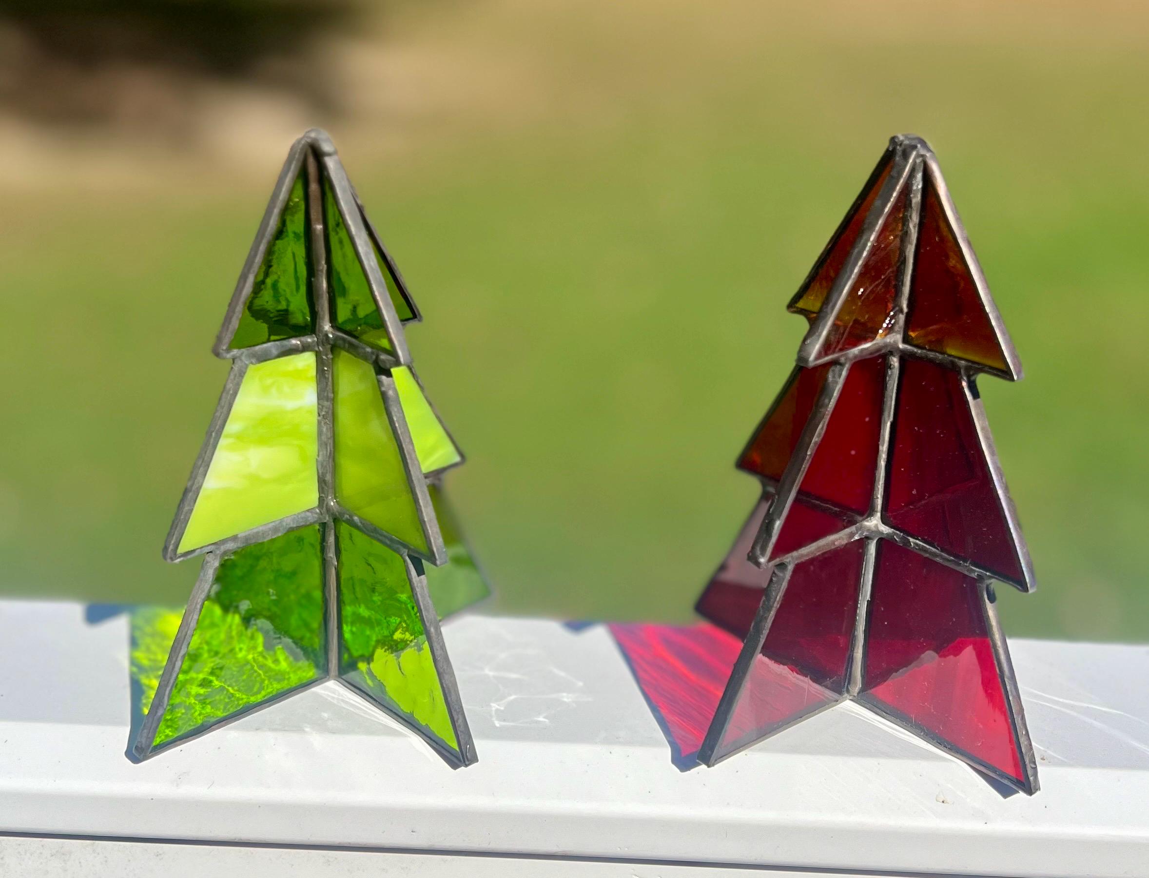 Stained Glass Christmas Tree - Etsy