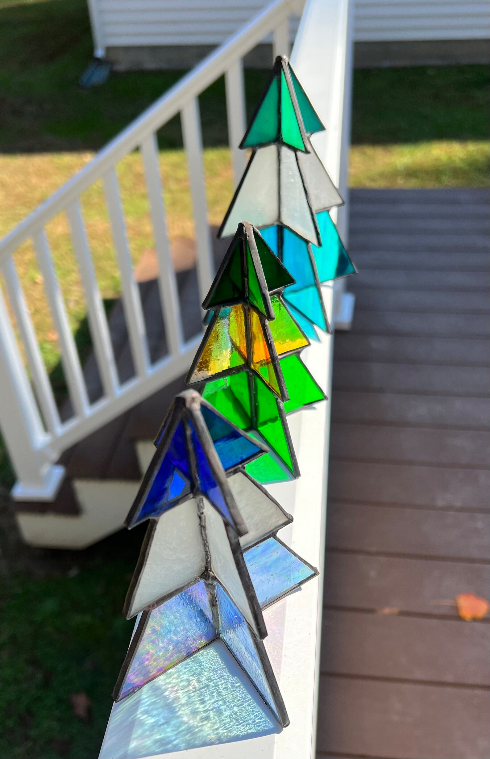 Stained Glass Christmas Tree - Etsy