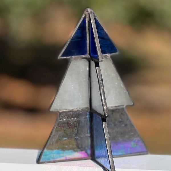 Stained Glass 3d Christmas Tree Patterns - Etsy