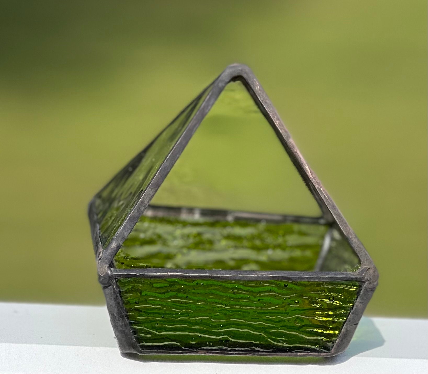 Stained Glass Mini Terrarium - Etsy