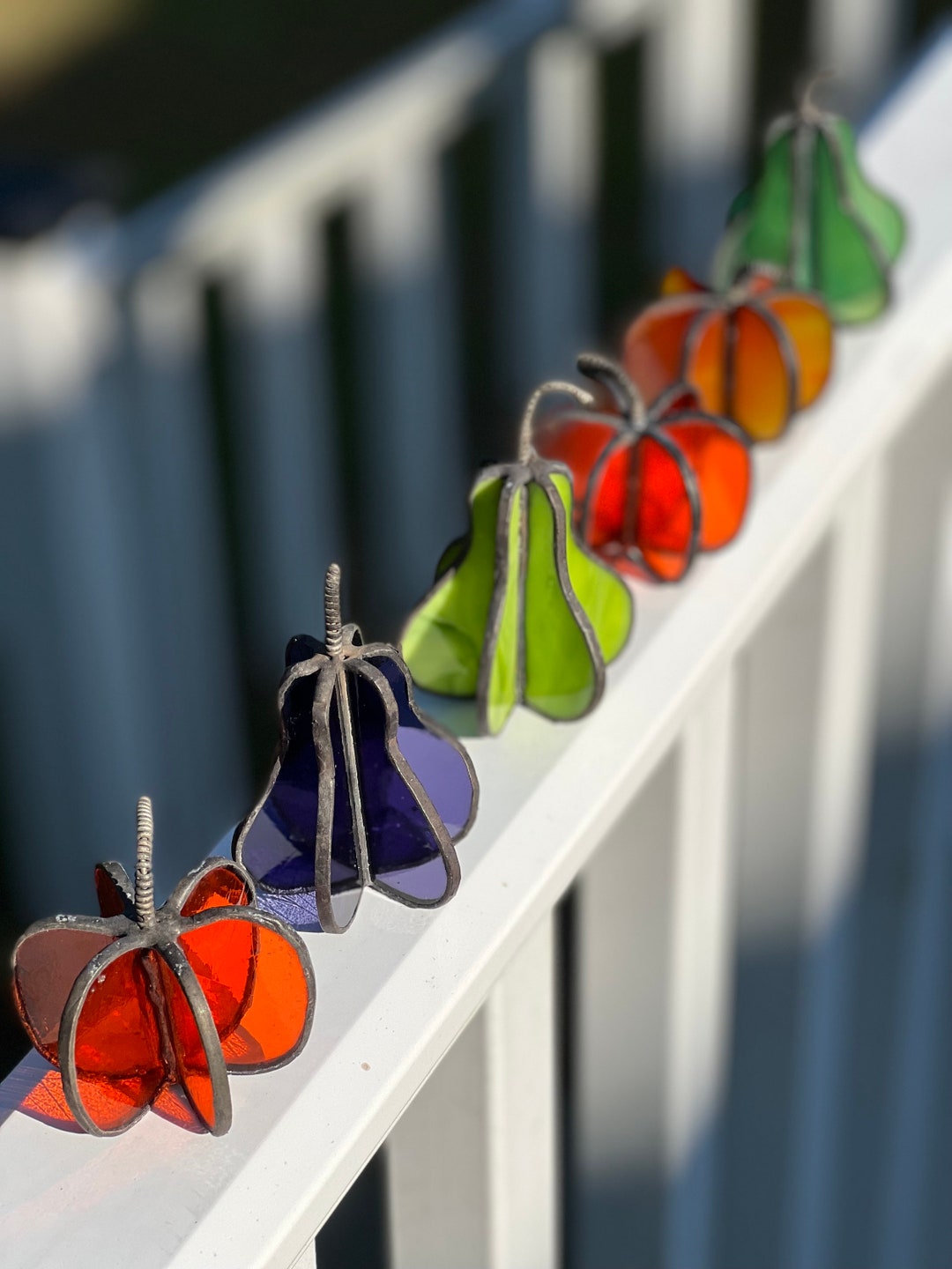 Mini Glass Gourds and Pumpkins - Etsy