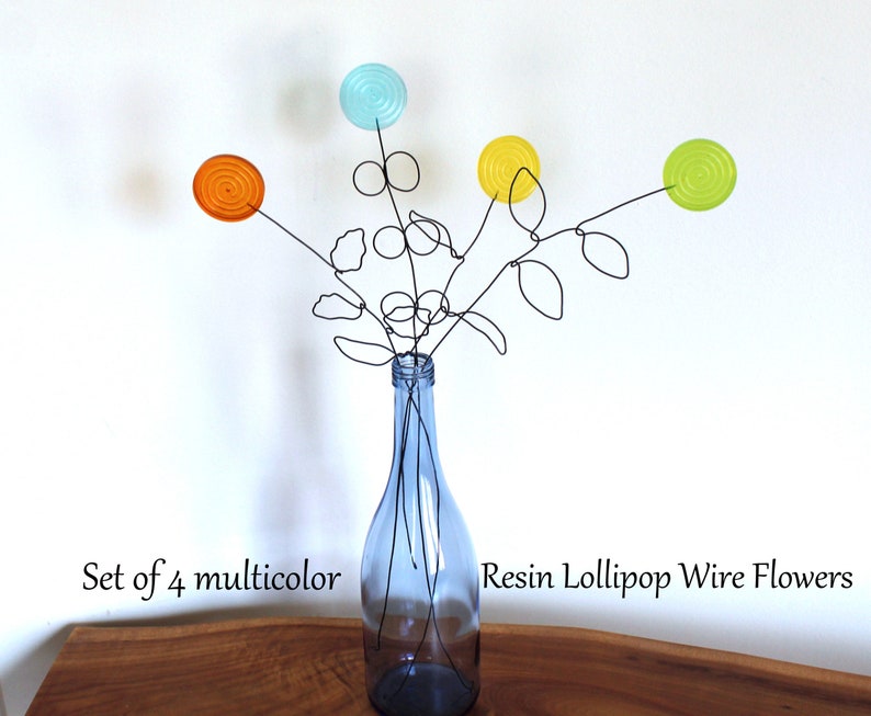 Mix and Match 3D Wire Flowers/steel Wire Flower Bouquet/metal Flower ...