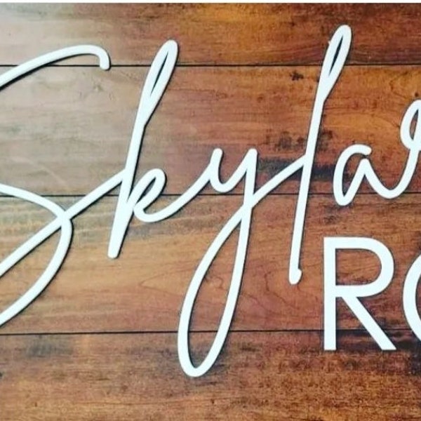 Large Name Sign - Etsy