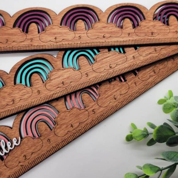Rainbow Ruler - Etsy