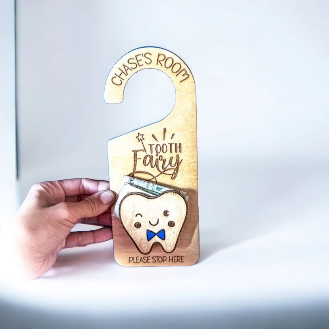 Door Knob Tooth Fairy Hanger, Door Knob Hanger, Gift for Lost Tooth ...