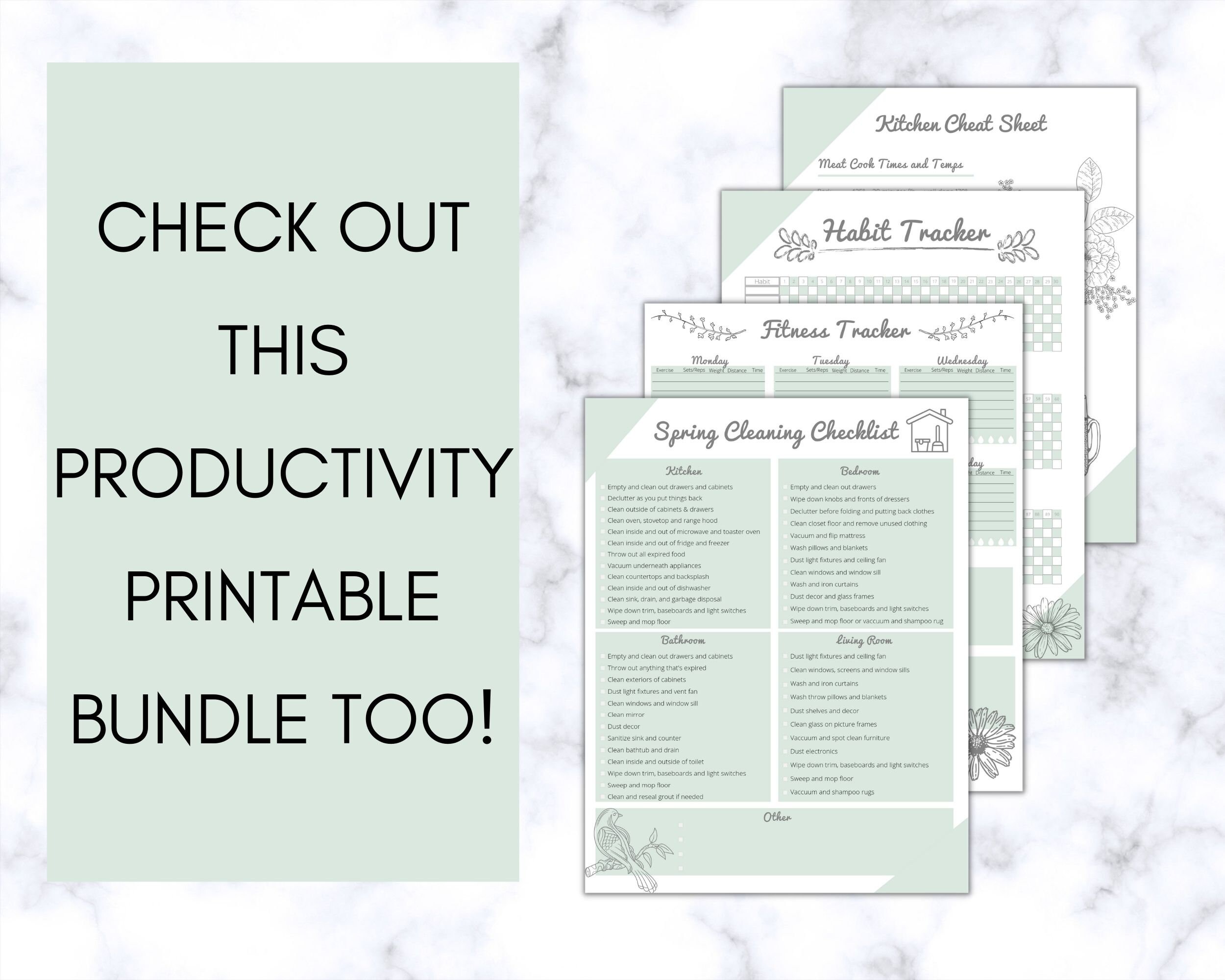 To Do List Printable Spring Edition - Etsy