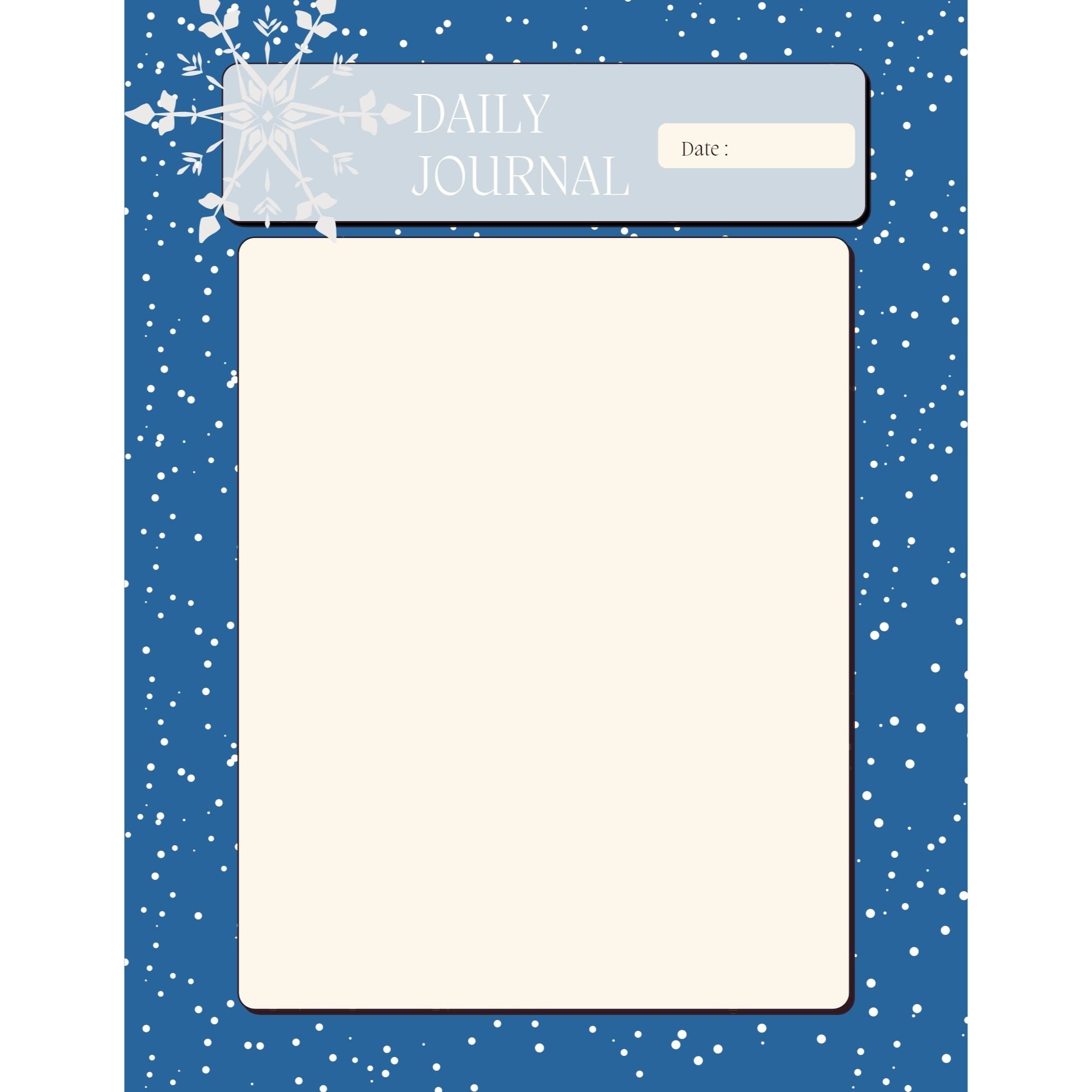 Winter Daily Planner Printable Package - Etsy