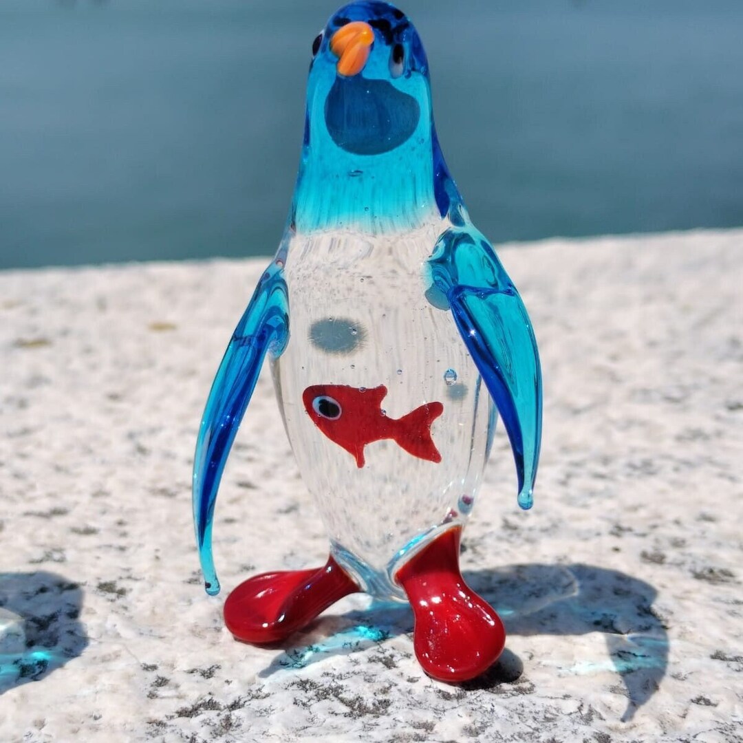 Murano Glass Aquarium With Goldfish, Aquarium With Goldfish, Aquarium ...