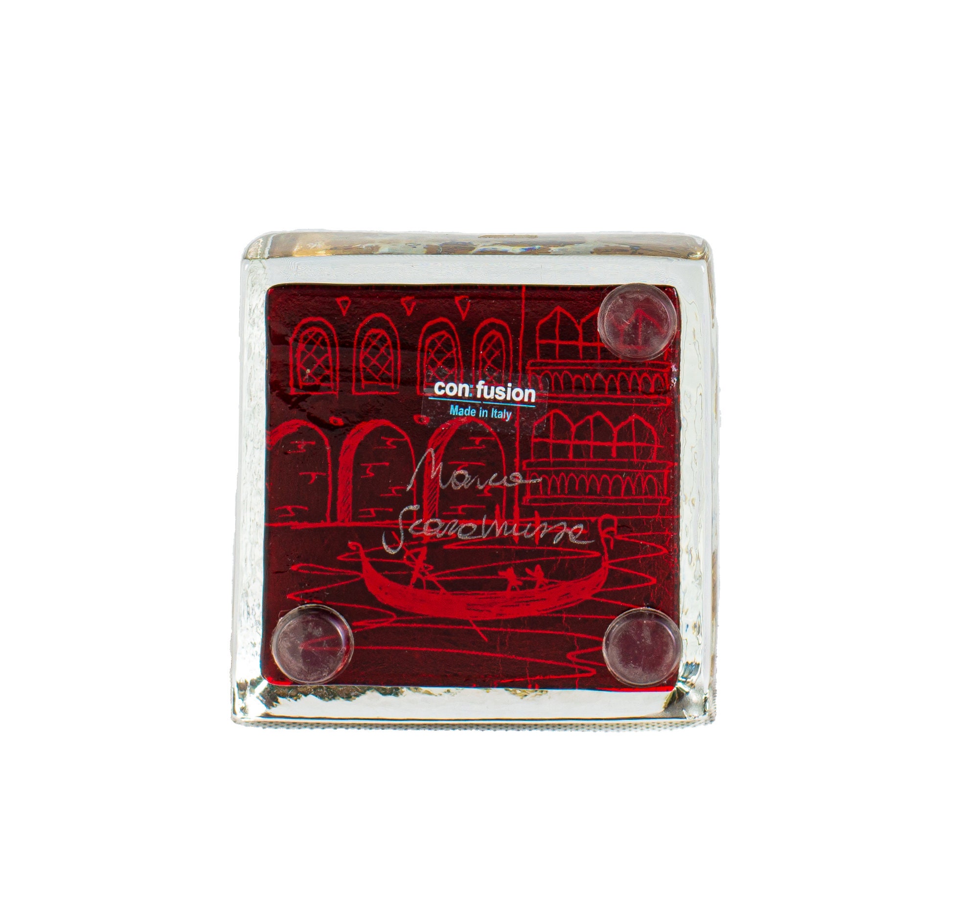 Glass Paperweight Office Paperweight Paperweight With Venice Desktop ...