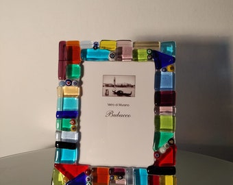 Frames Made of Authentic Murano Glass Cadre Photo En Verre - Etsy
