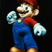 Nintendo Super Mario Bros. Black Velvet Oil Painting Hand Painted ...