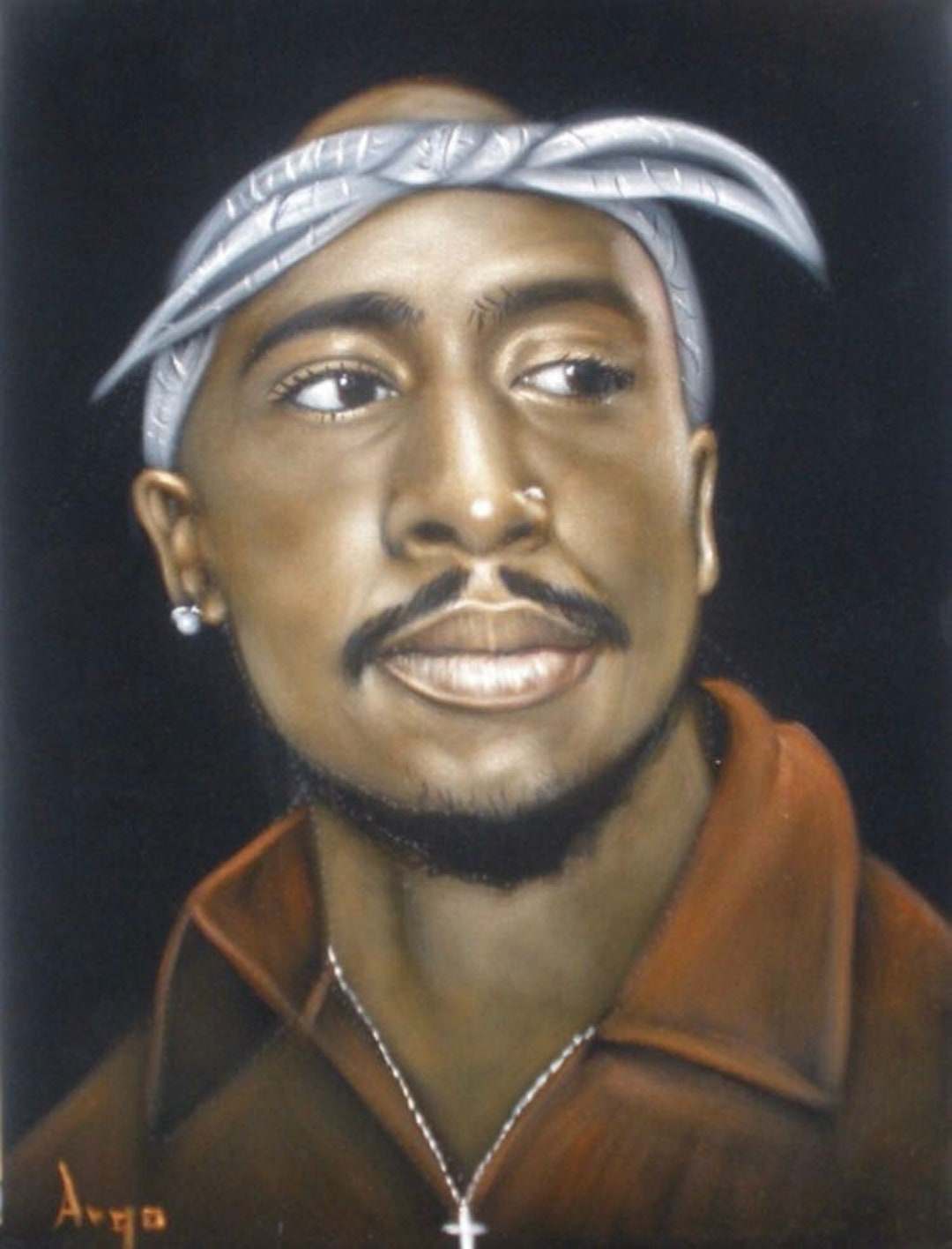 Tupac Oil Painting