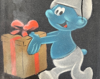 Cute Smurf Art - Etsy