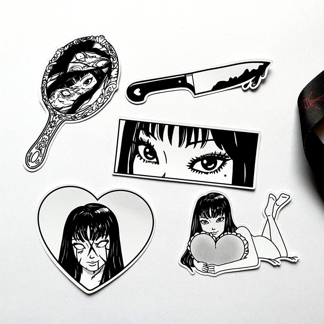 Horror Manga Tomie Sticker Pack Japanese Horror Manga Vinyl Stickers ...