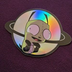 Invader Zim Cast Sticker Zim, Dib, Gir, Gaz, Tallests, Skoodge, Tak ...