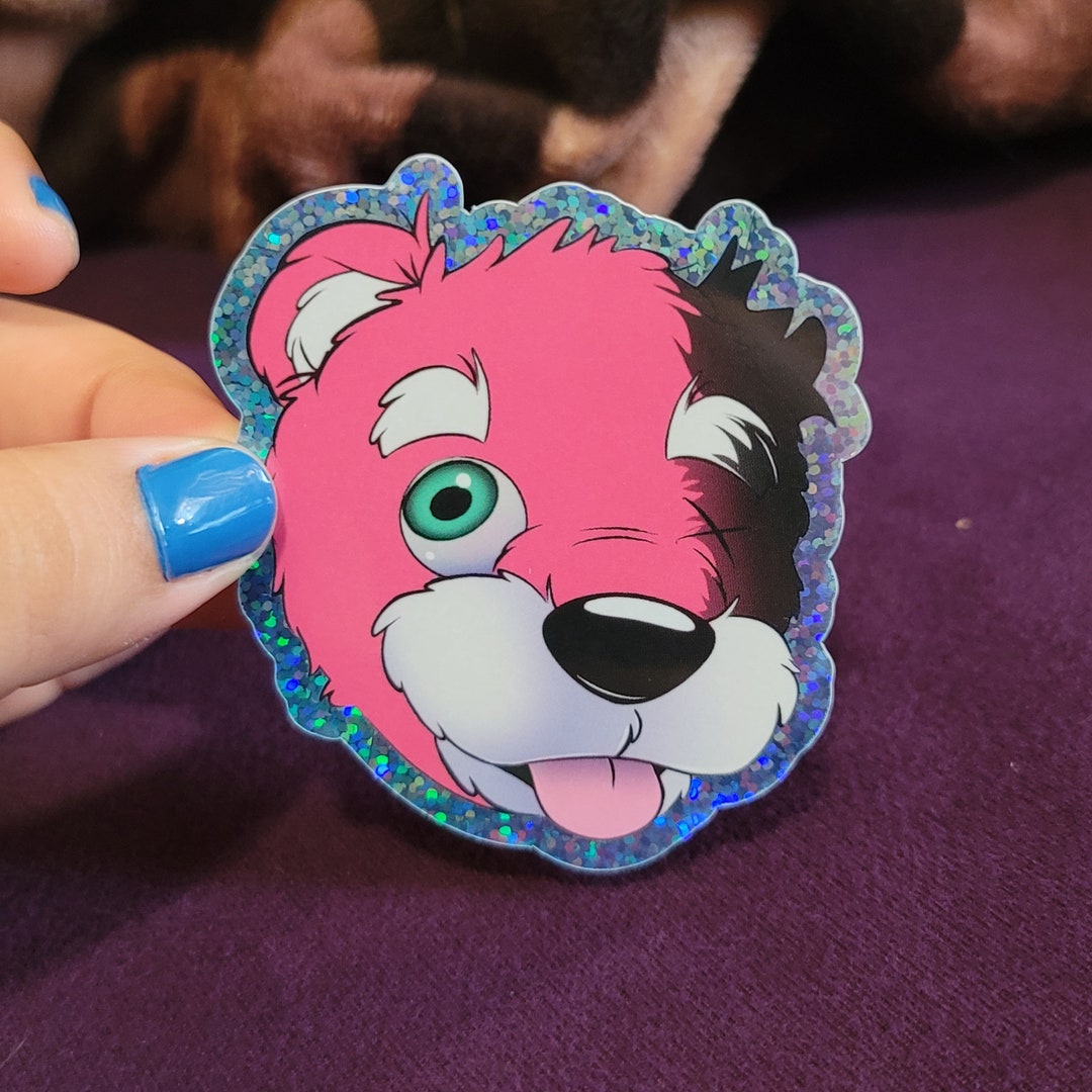 Breaking Bad Bear Glitter Sticker - Etsy