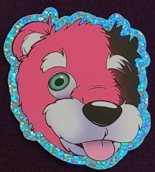 Breaking Bad Bear Glitter Sticker - Etsy