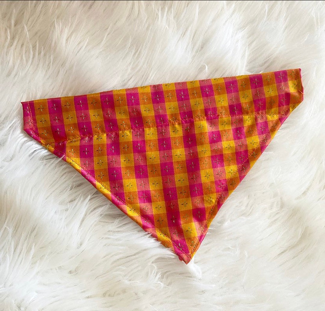 Indian Desi Dog Bandana Made From Recycled Saree - Etsy