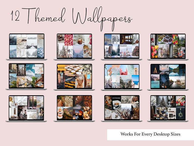 Colorful Monthly Desktop/ipad Wallpapers - Themes for Each Month ...