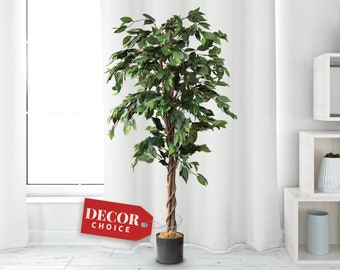 Artificial Trees for Home Décor Indoor Fake Plants & Faux - Etsy