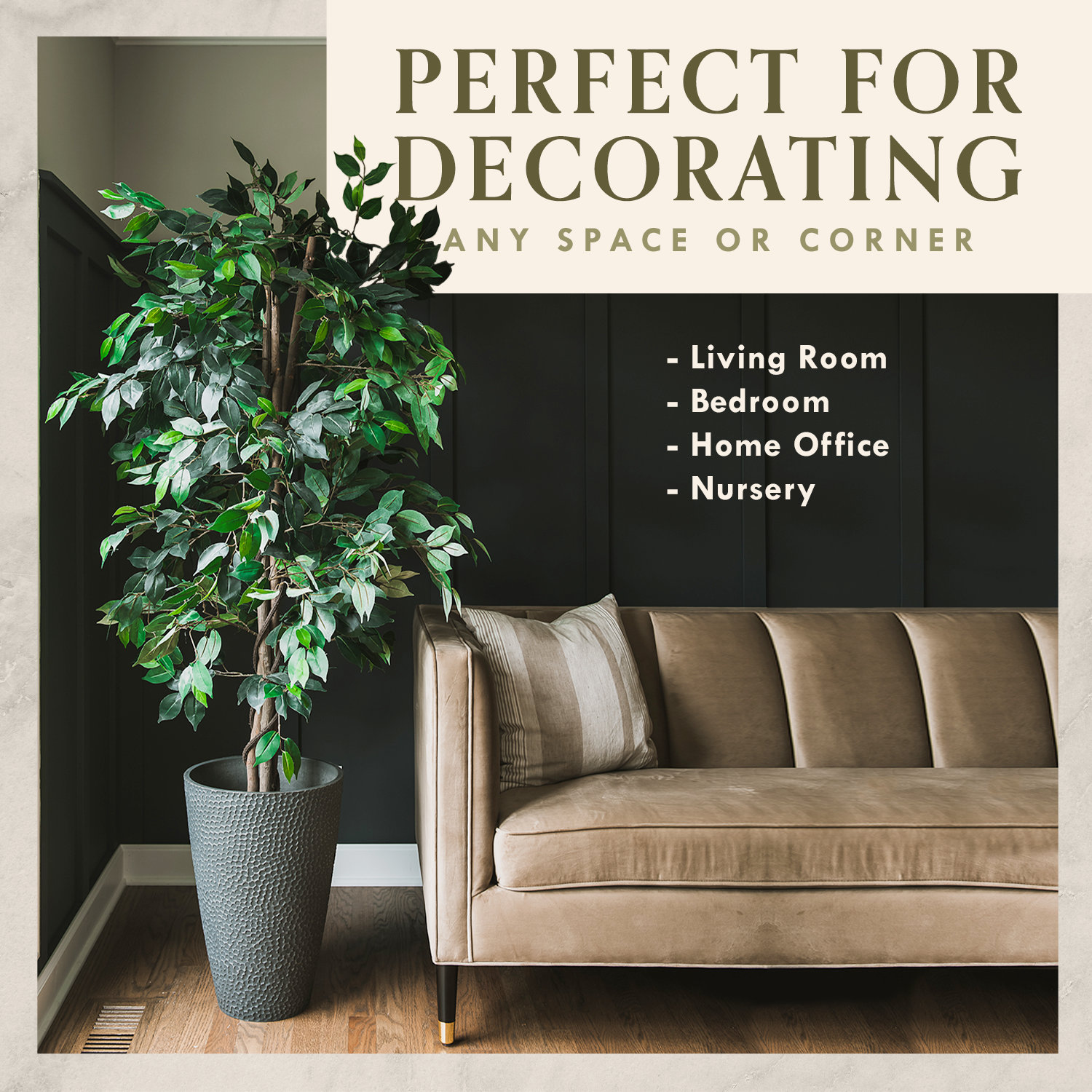 Artificial Trees for Home Décor Indoor - Fake Plants & Faux Plants ...