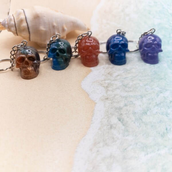 Skull Keyring - Etsy