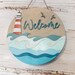 Lighthouse Wall Decor, Ocean Welcome Sign, Beach House Decor, Coastal ...