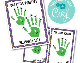 Monster Handprint - Etsy