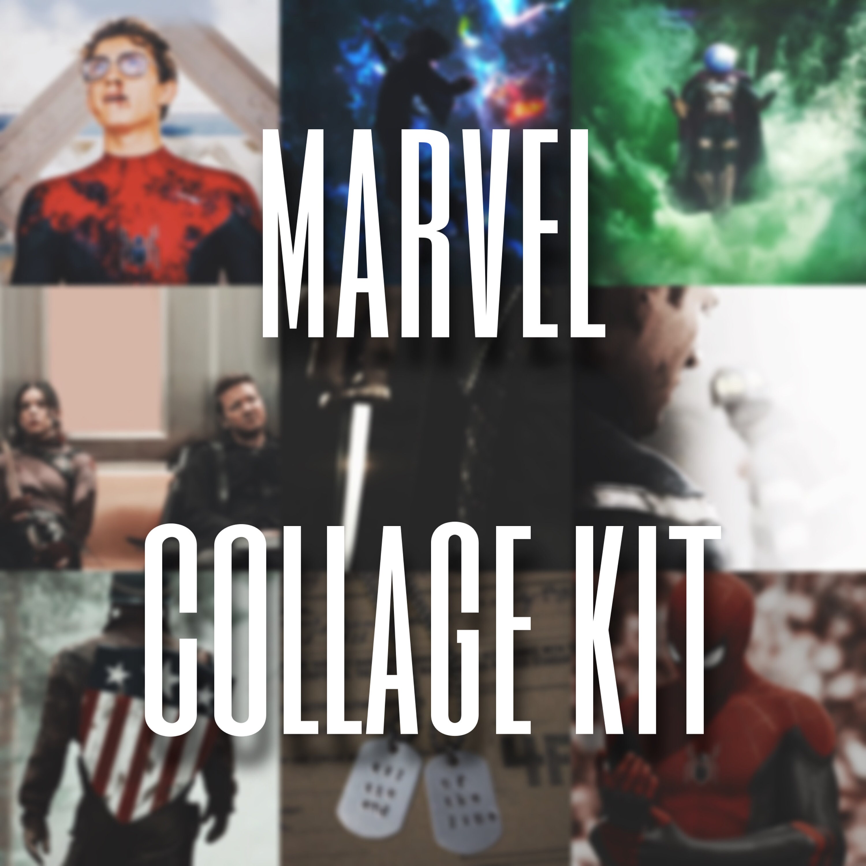 Marvel Collage Kit - Etsy