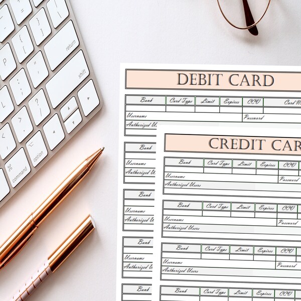 Debit Card Tracking - Etsy