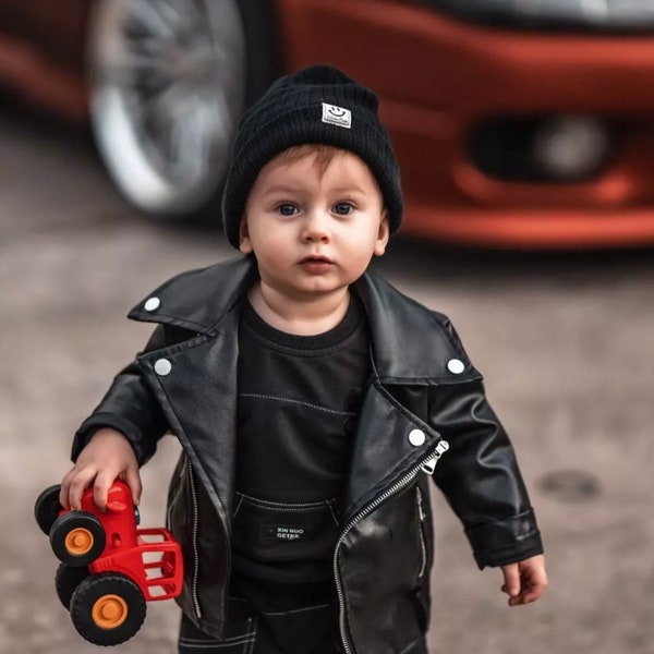 Leather Jacket - Etsy