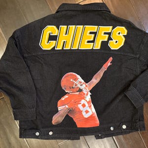 Custom Printed Football Player Jacket - Etsy