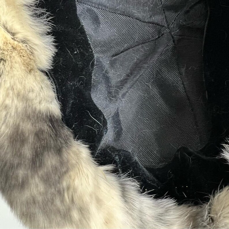 Vintage 60s 70s Simpsons Canadian Union Made Genuine Silver Fox Fur ...