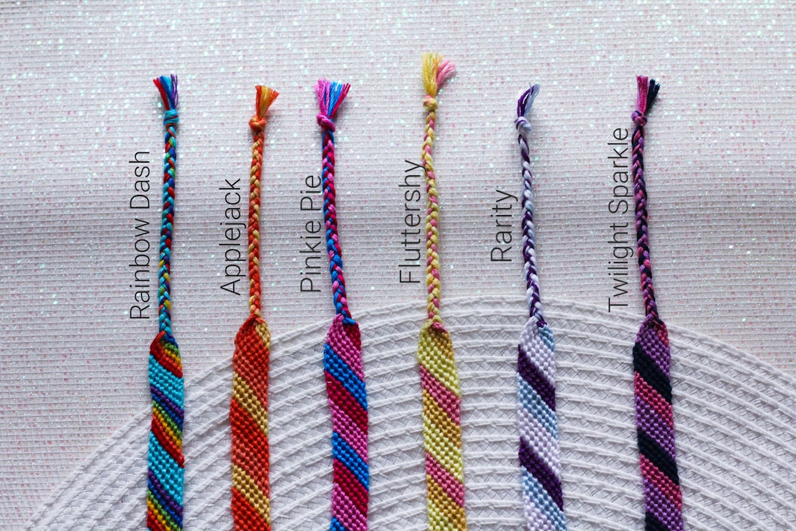 My Little Pony Friendship is Magic Bracelets - Woven Friendship ...