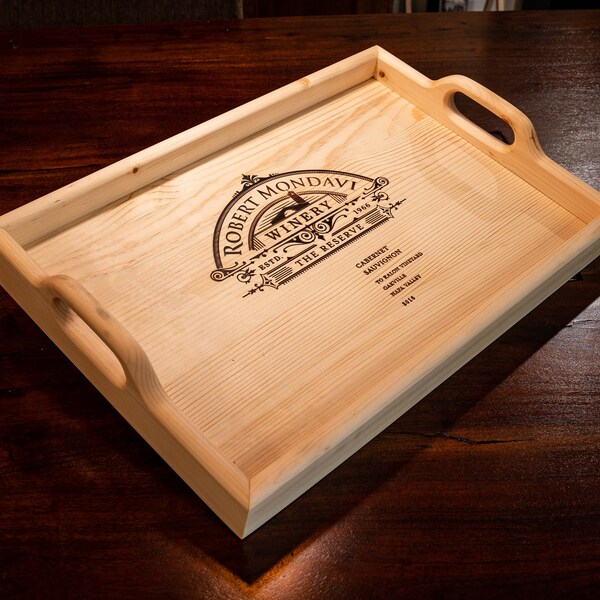 Wine Tray - Etsy