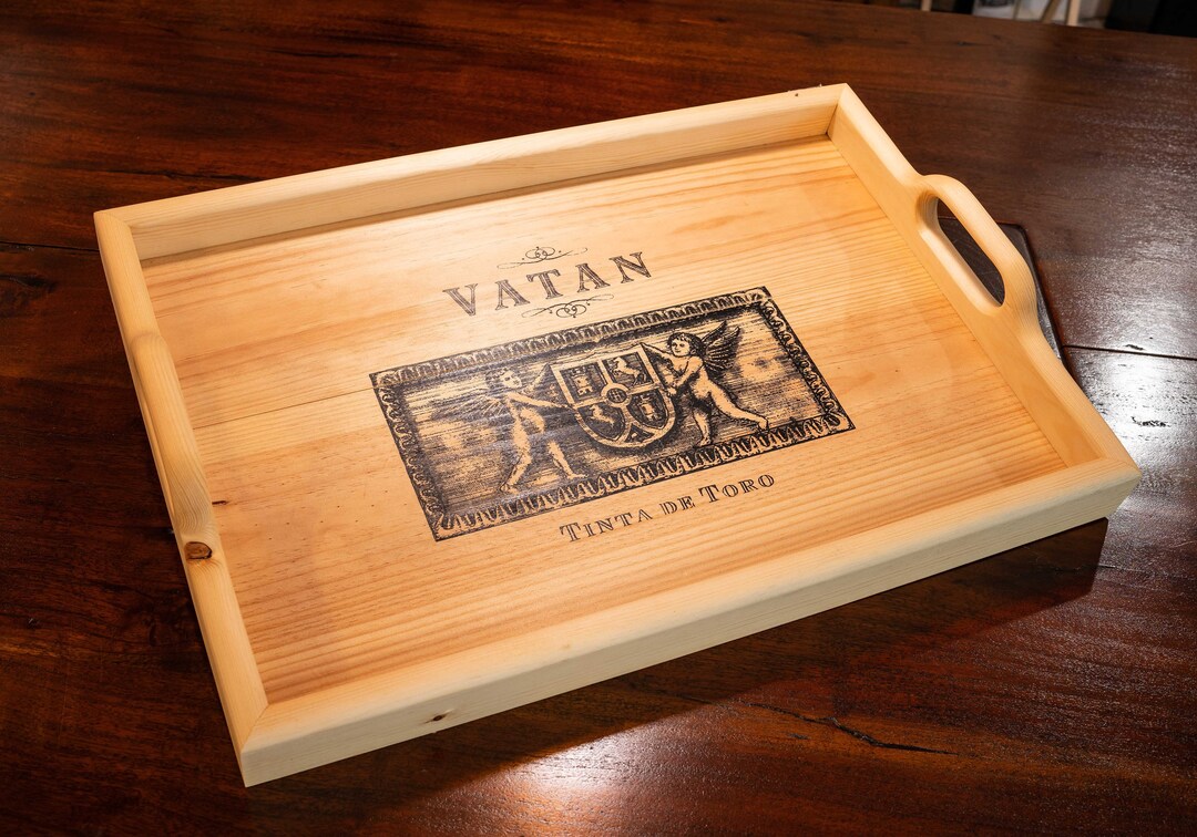 Wine Box Panel Serving Tray - Etsy