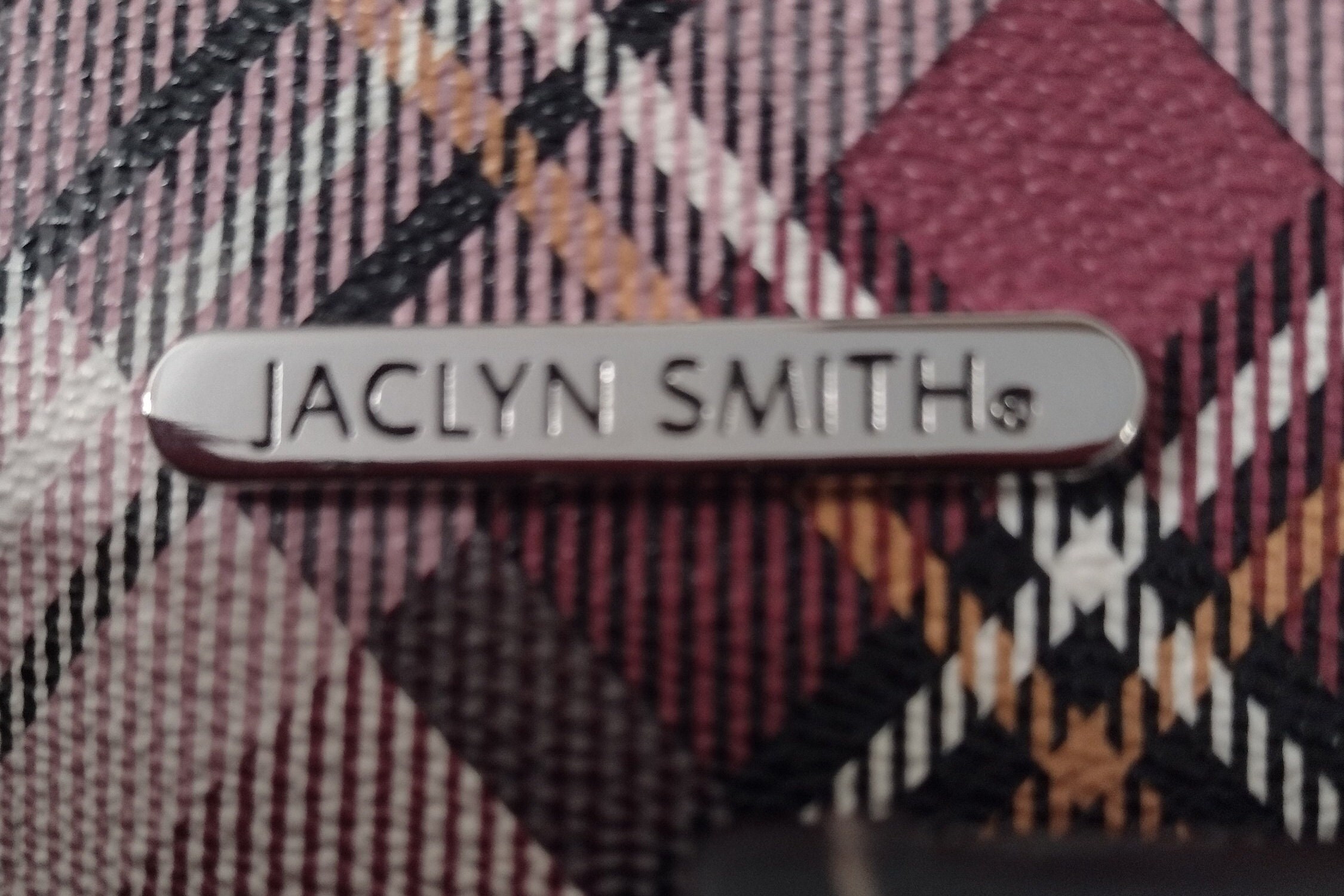 Vintage Jaclyn Smith Crossbody Small Purse. Pink Plaid. Size 9 1/2 High ...