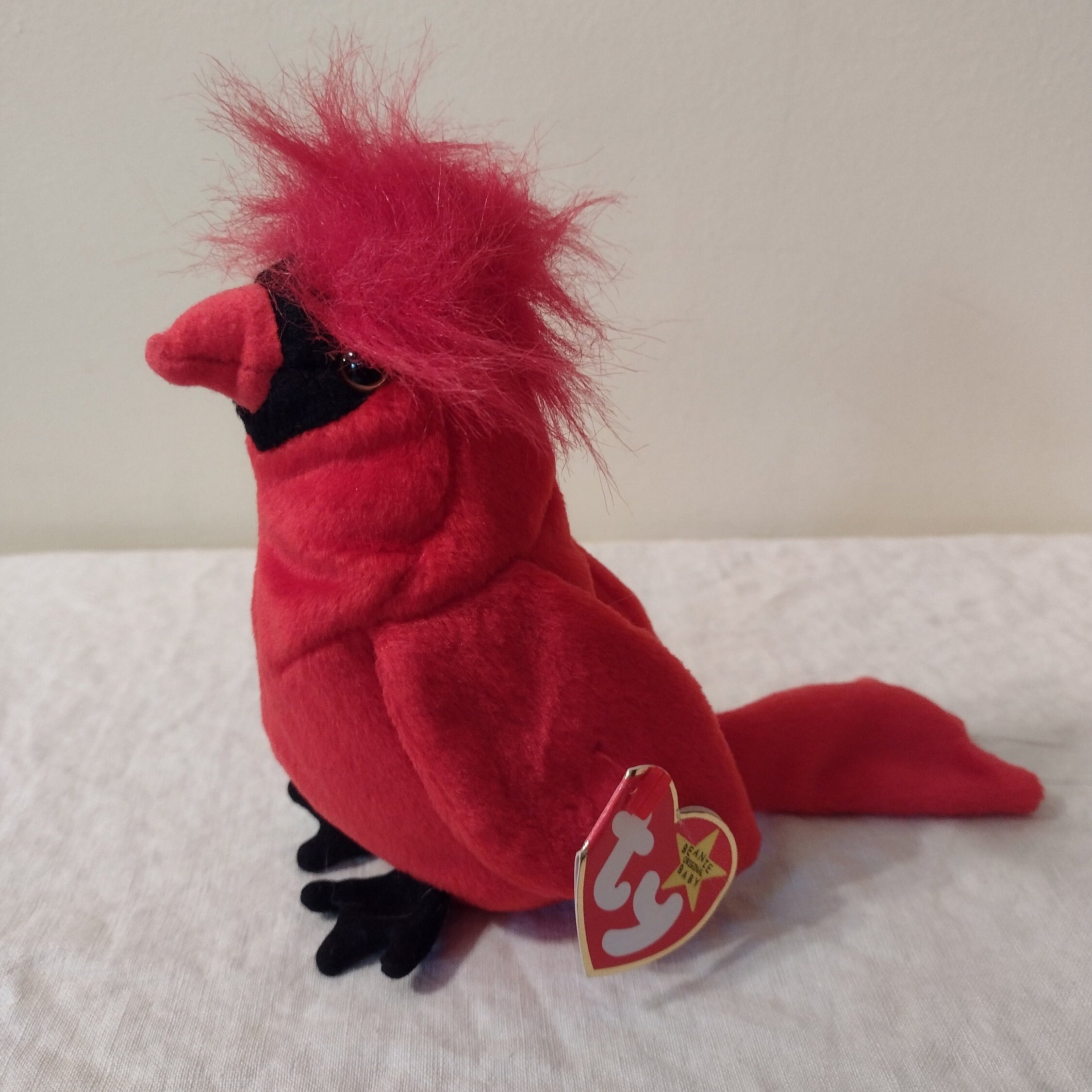 Vintage TY MAC the Cardinal. Beanie Babies Collection 1998-1999. Rare ...