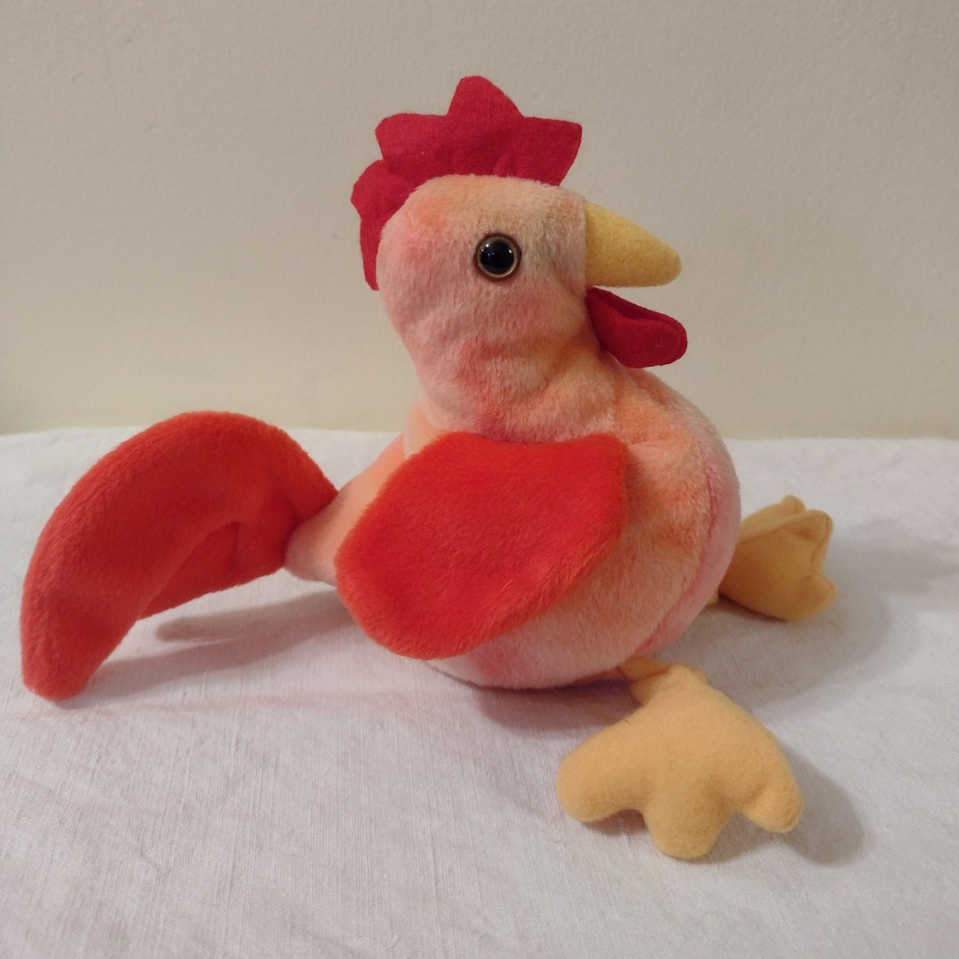 Vintage First Edition Doodle the Rooster TY Beanie Babies Collection ...