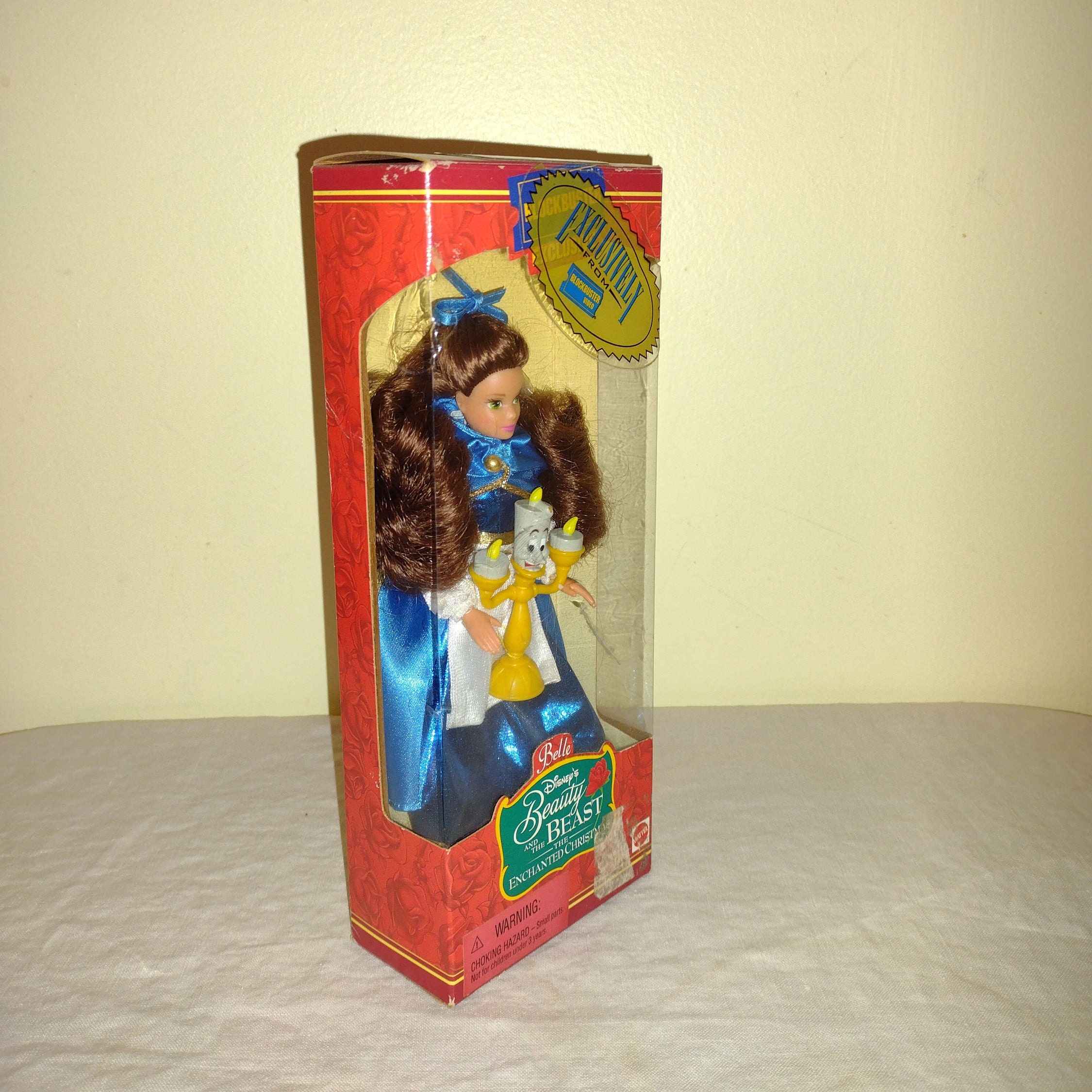 Vintage BELLE Beauty, and the Beast Doll. Enchanted Christmas 1997 ...