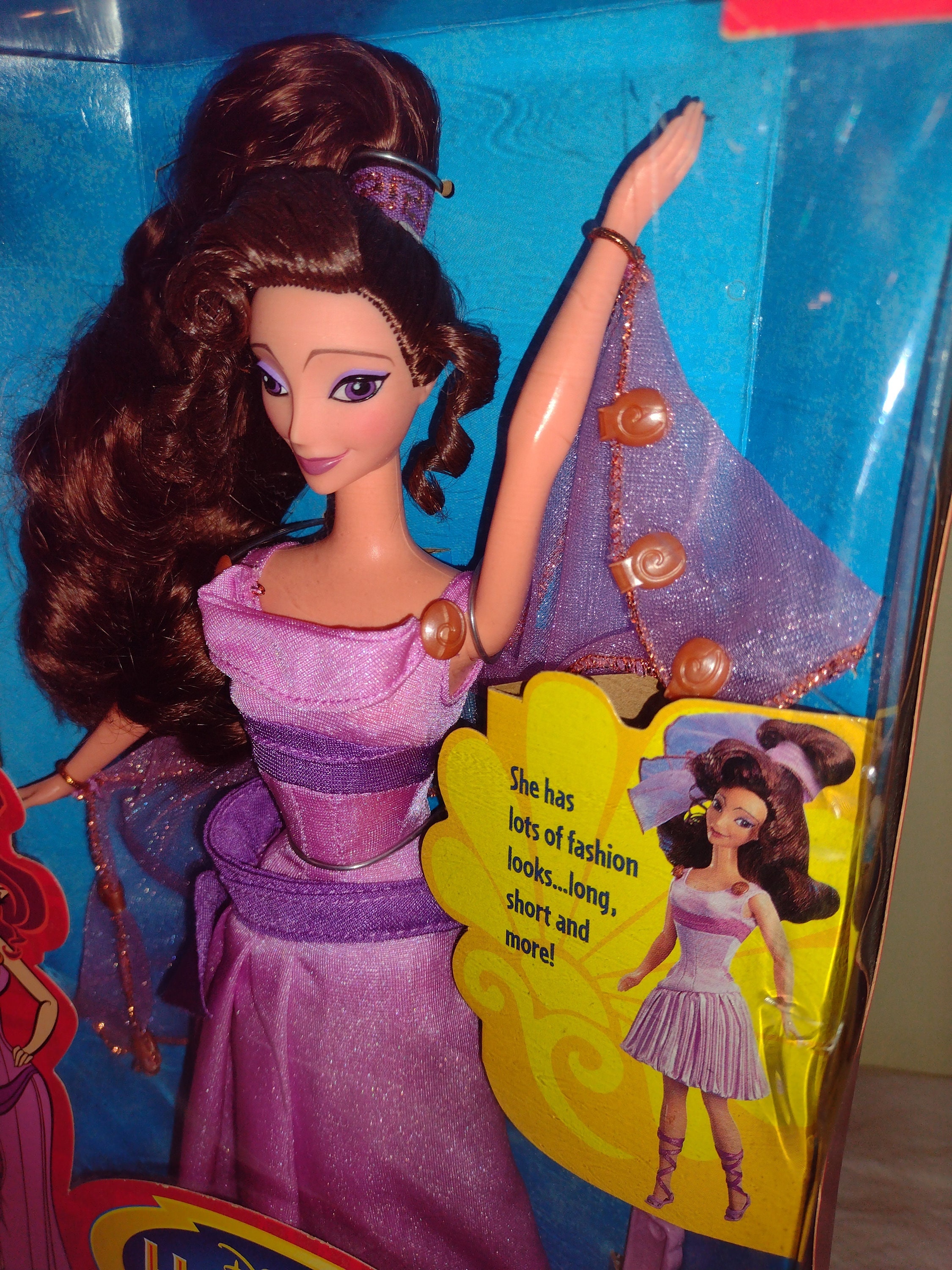Vintage MEGARA Doll. DISNEY'S HERCULES Fashion Secrets Mattel Year 1996 ...