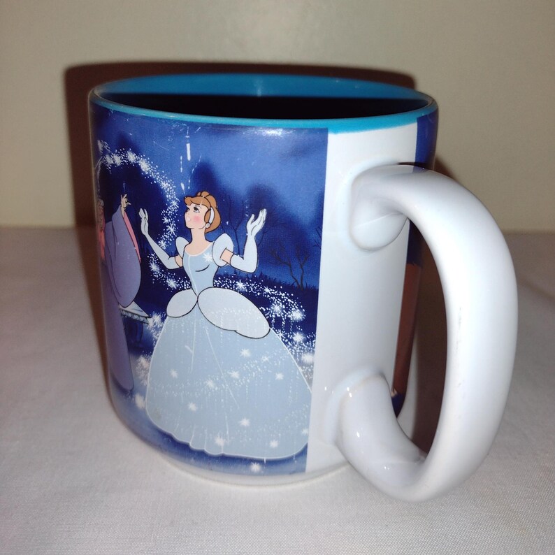 Vintage Disney Classic Cinderella Coffee Cup 1950. Cinderella/story ...