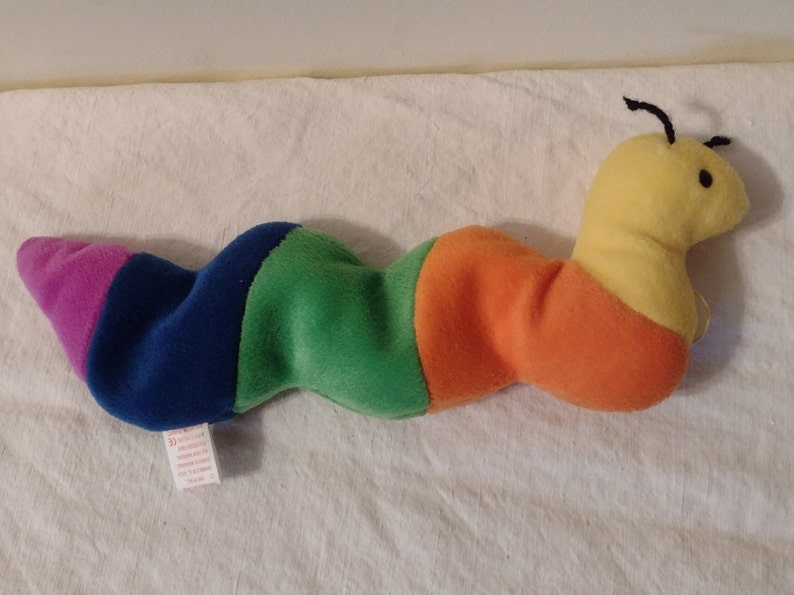 Vintage Inchworm TY Beanie Babies Collection. Retired Beanie. Rare Find ...