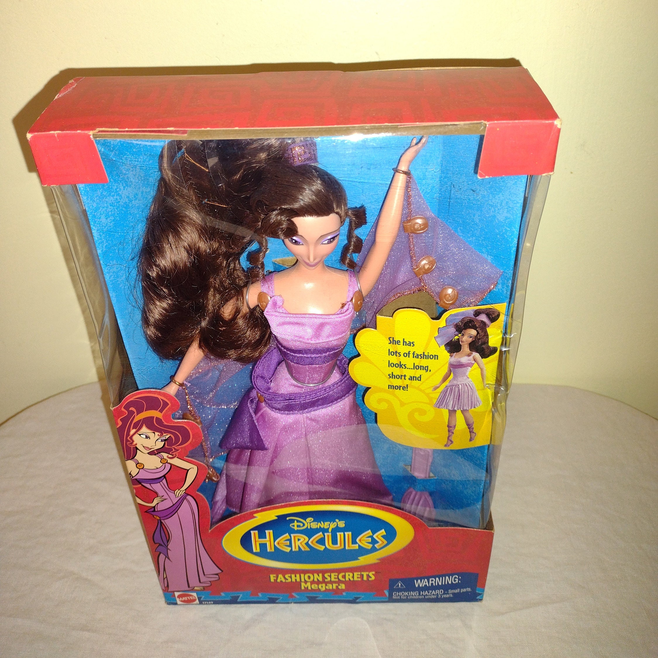 Vintage MEGARA Doll. DISNEY'S HERCULES Fashion Secrets Mattel Year 1996 ...