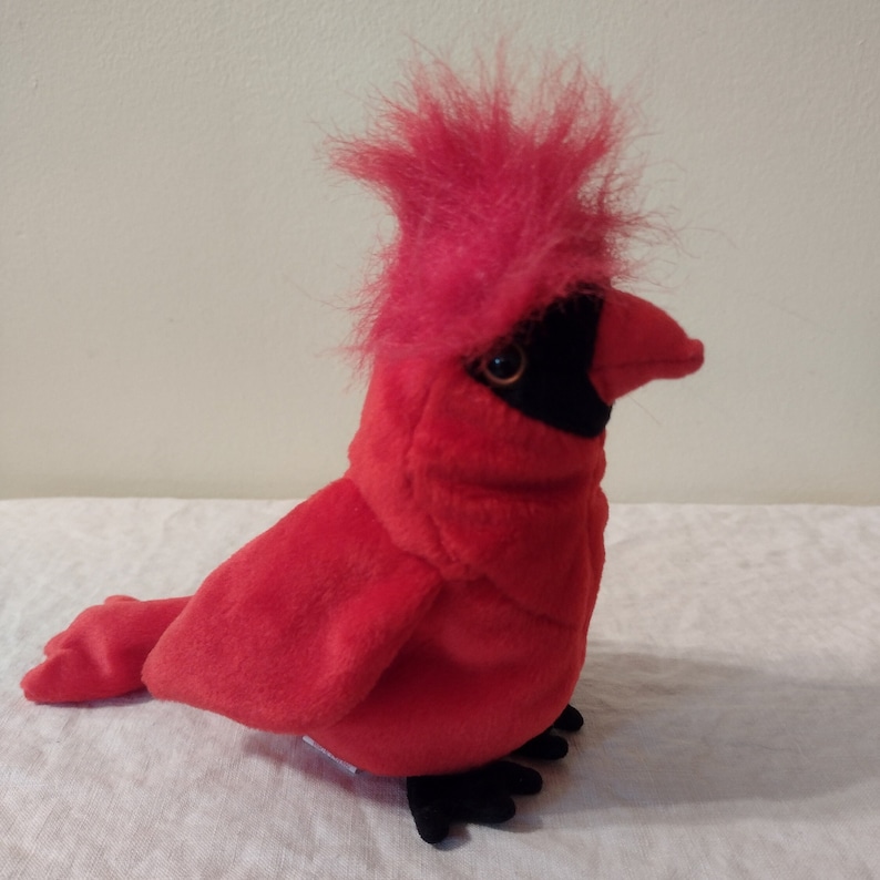 Vintage TY MAC the Cardinal. Beanie Babies Collection 1998-1999. Rare ...