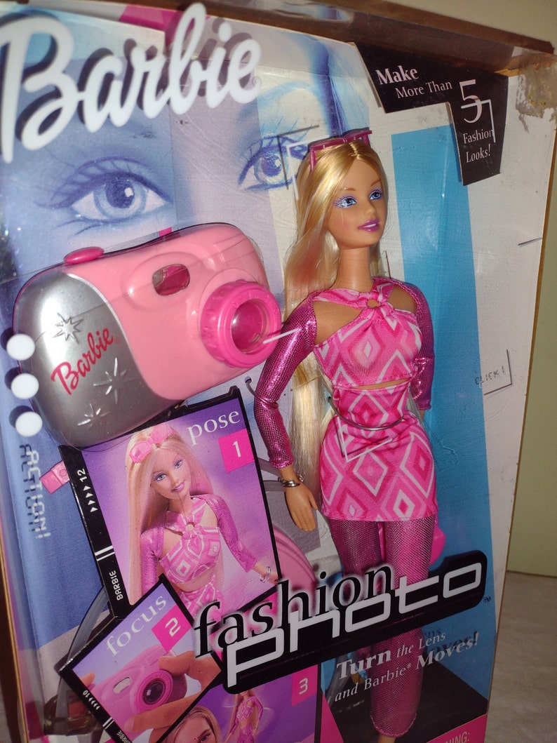 Vintage Photo Fashion Barbie Doll 2001. Doll Lens Turn, and Moves ...
