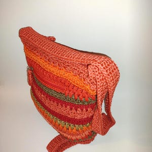 Vintage Crochet the Sak Bag. Size 10x10. - Etsy
